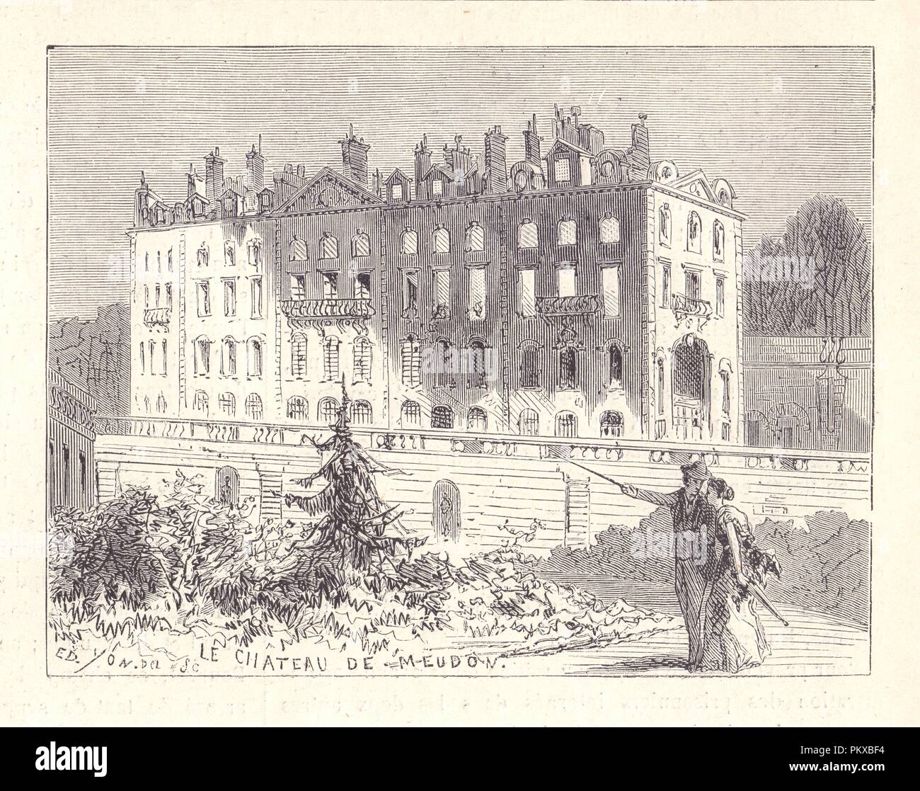 Château de Meudon Stock Photo - Alamy