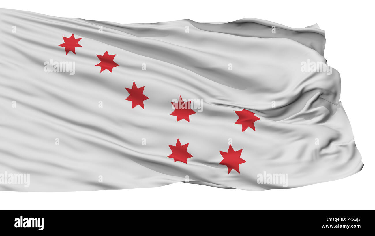 Cherokee Peace Indian Flag, Isolated On White Background, 3D Rendering ...