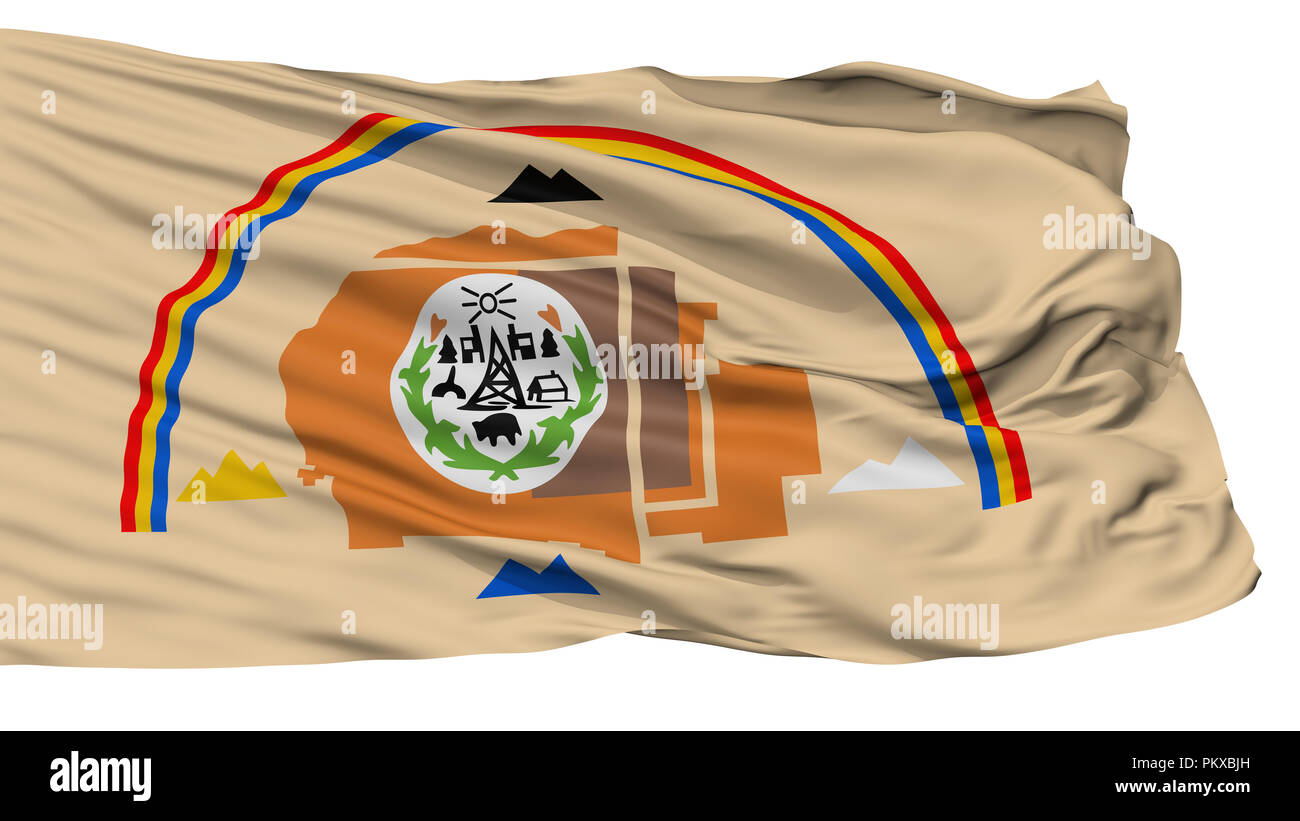 Navajo Indian Flag, Isolated On White Background, 3D Rendering Stock ...