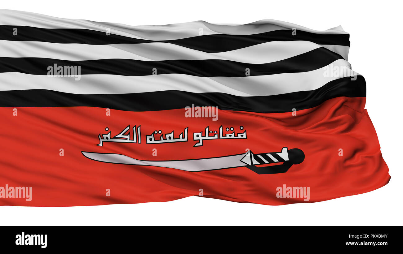 Lashkar E Jhangvi Flag, Isolated On White Background, 3D Rendering ...