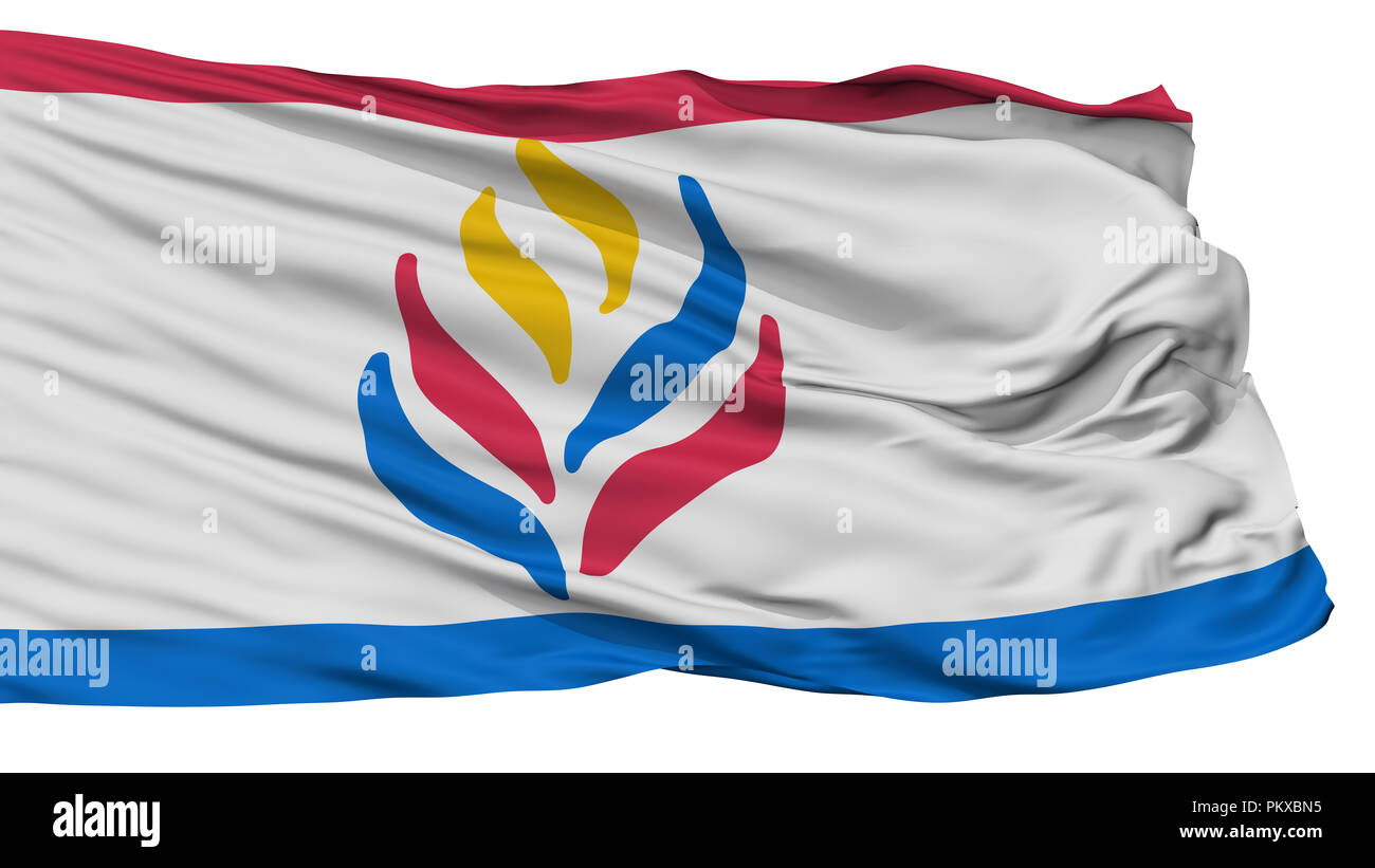 Learning And Lib Flag, Isolated On White Background, 3D Rendering Stock ...