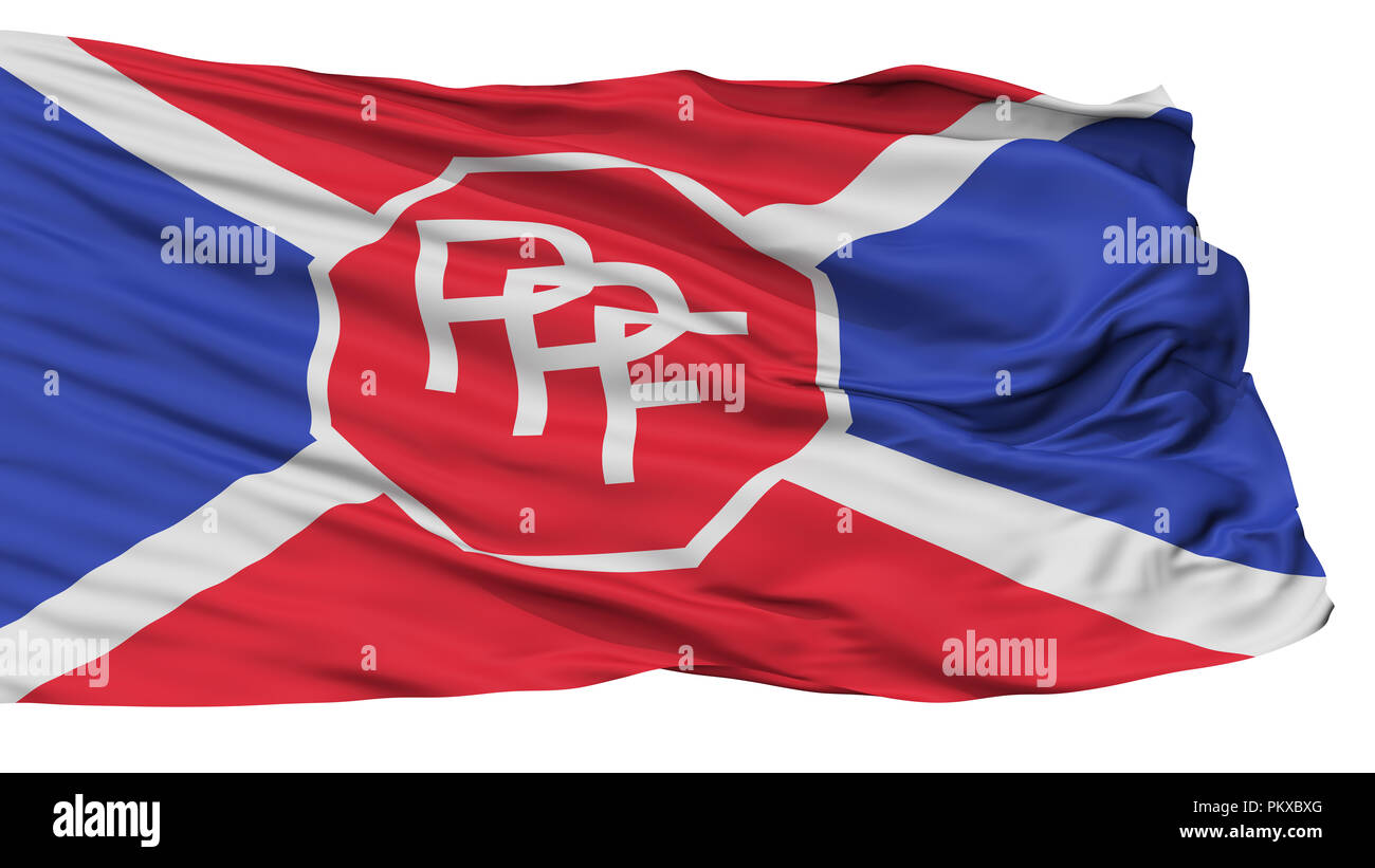 Ppf Flag, Isolated On White Background, 3D Rendering Stock Photo - Alamy