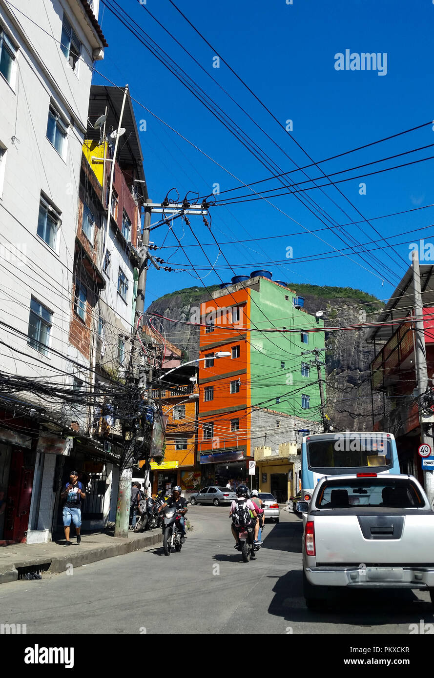 Favelas in the world, slum in Rio de Janeiro, Brazil South America ...