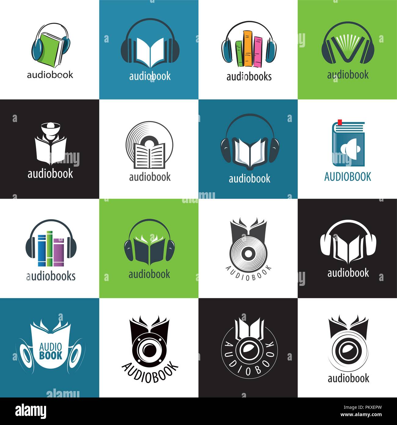 Audiobook. Vector logo template Stock Vector Image & Art - Alamy