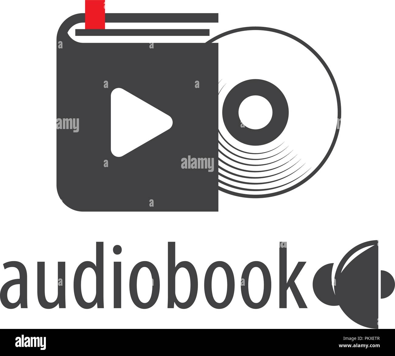 Audiobook. Vector logo template Stock Vector Image & Art - Alamy