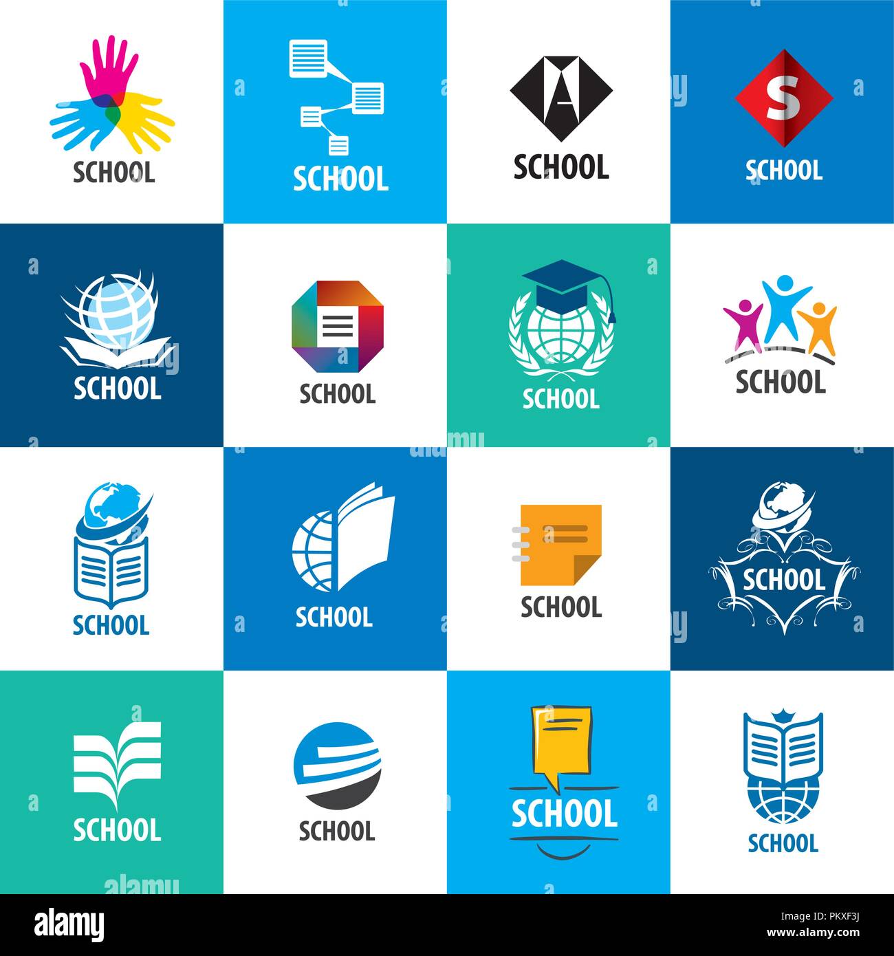 vector logo School Stock Vector Image & Art - Alamy