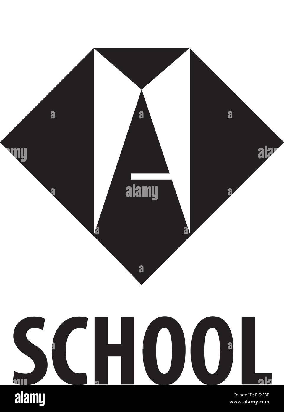 vector logo School Stock Vector Image & Art - Alamy