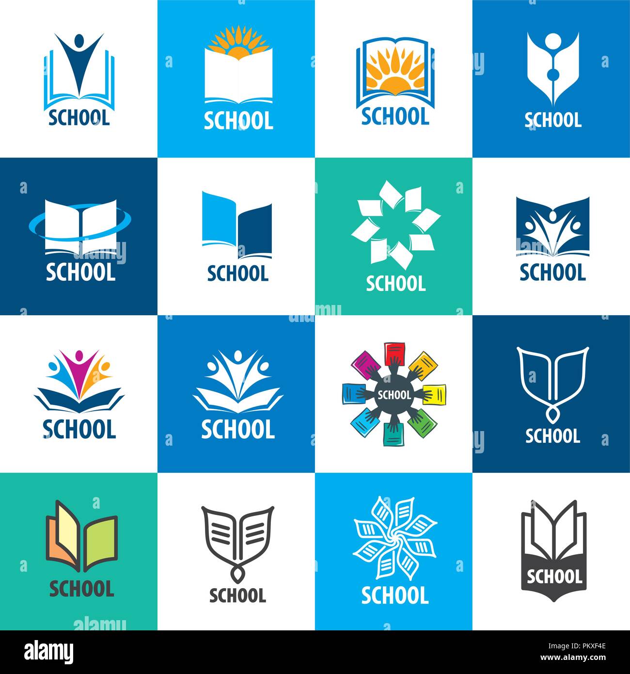 Vector pen people logo hi-res stock photography and images - Alamy