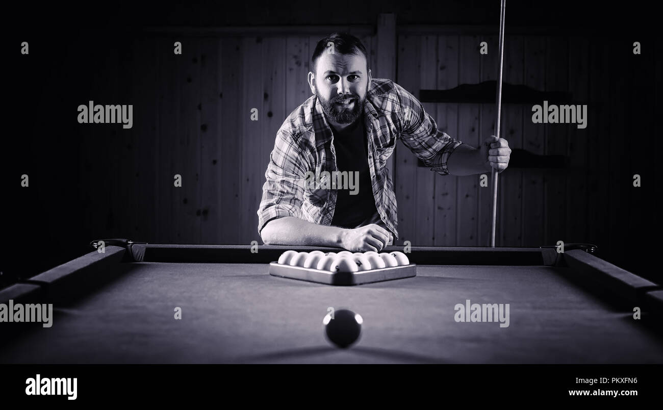 Big Billiards Pool Table High Resolution Stock Photography and Images ...