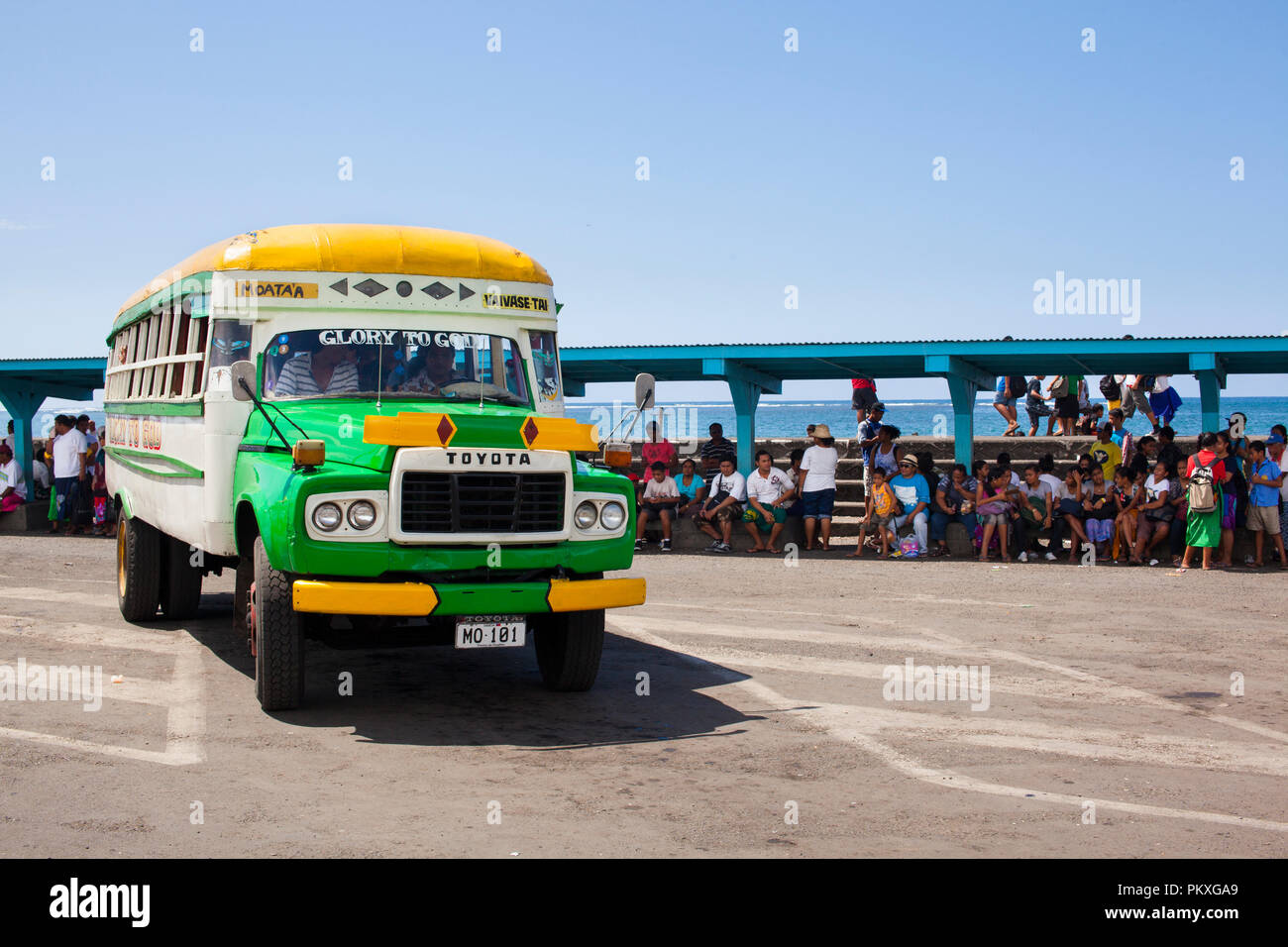 Samoan bus hi-res stock photography and images - Alamy