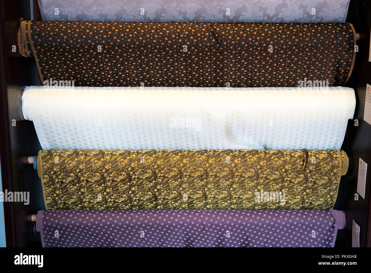 Colorful silk texture background Stock Photo - Alamy
