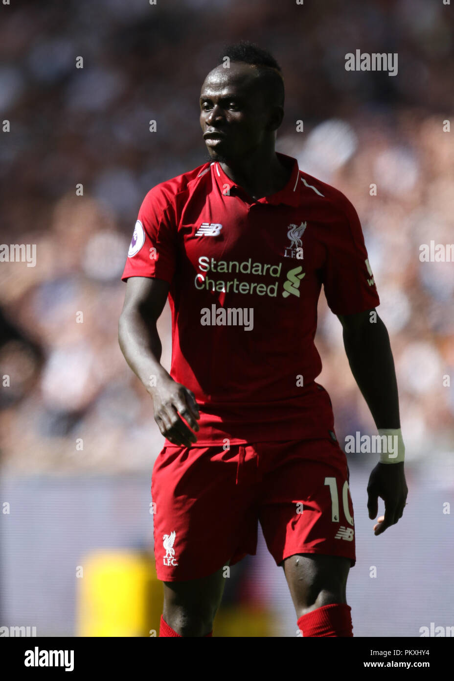 London, UK. 15th Sept 2018. Sadio Mane (L) at the Tottenham Hotspur v ...
