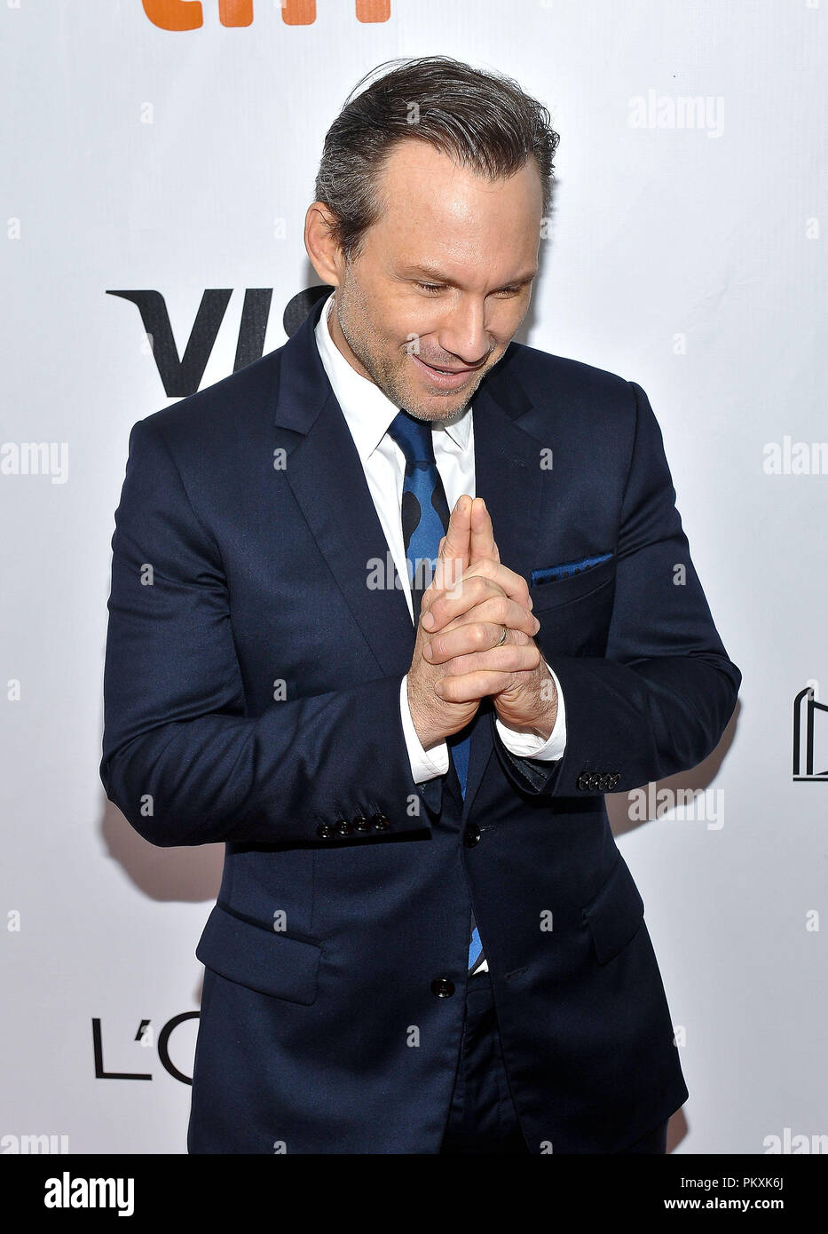 Toronto, Ontario, Canada. 09th Sep, 2018. Christian Slater. "The Public ...