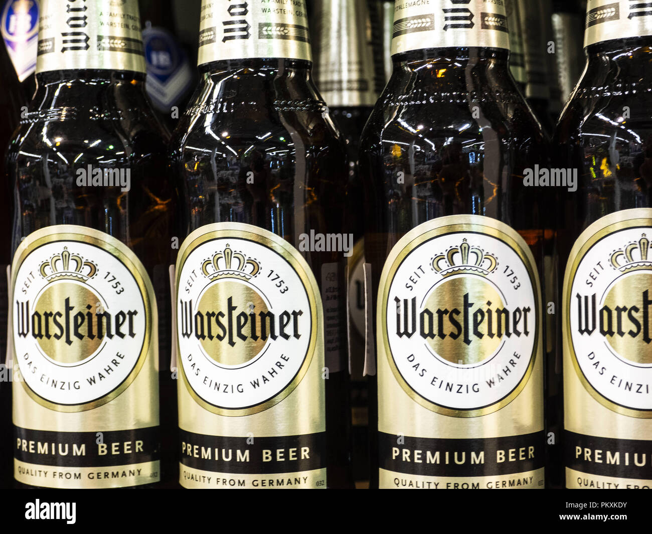 Warsteiner premium beer hi-res stock photography and images - Alamy