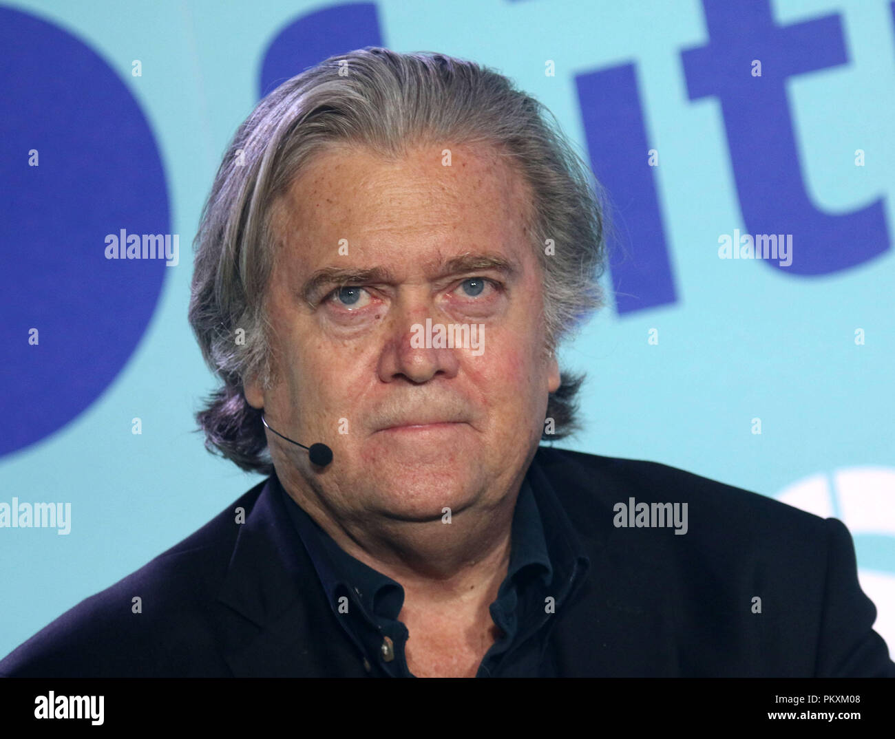 New York City, New York, USA. 15th Sep, 2018. Political figure STEVE ...