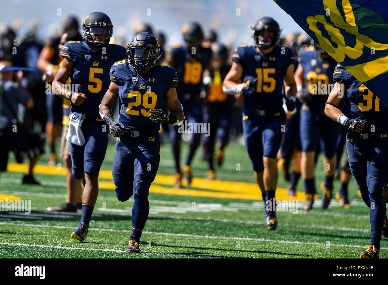 Berkeley, California, USA. 15th Sep, 2018. California Golden Bears ...