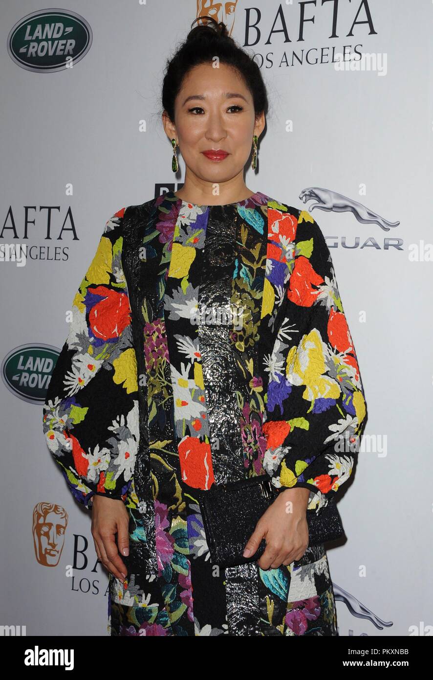 Beverly Hills, CA. 15th Sep, 2018. Sandra Oh at arrivals for 2018 BAFTA ...