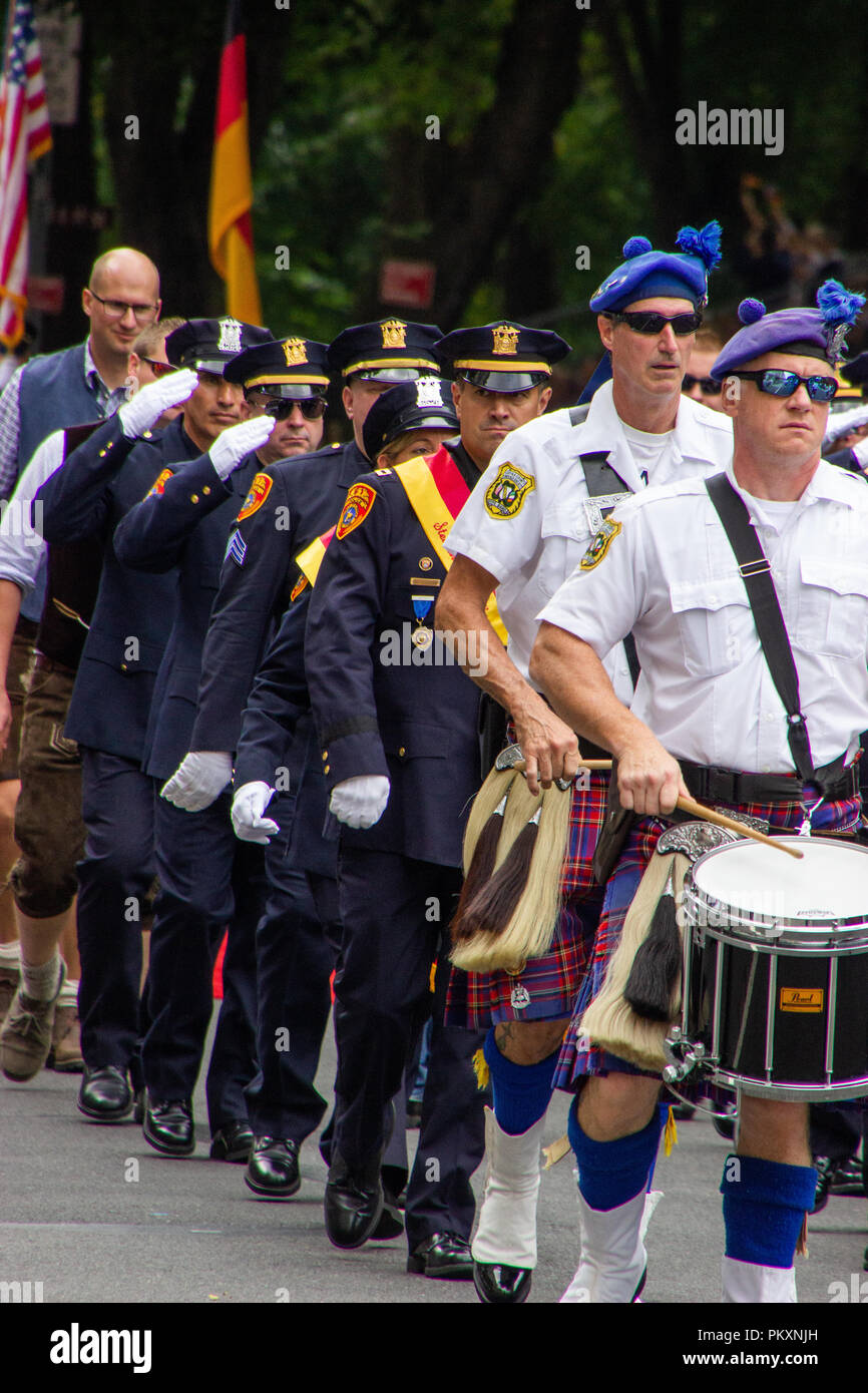 New York, USA. 15th September 2018. German American Day Parade Credit ...