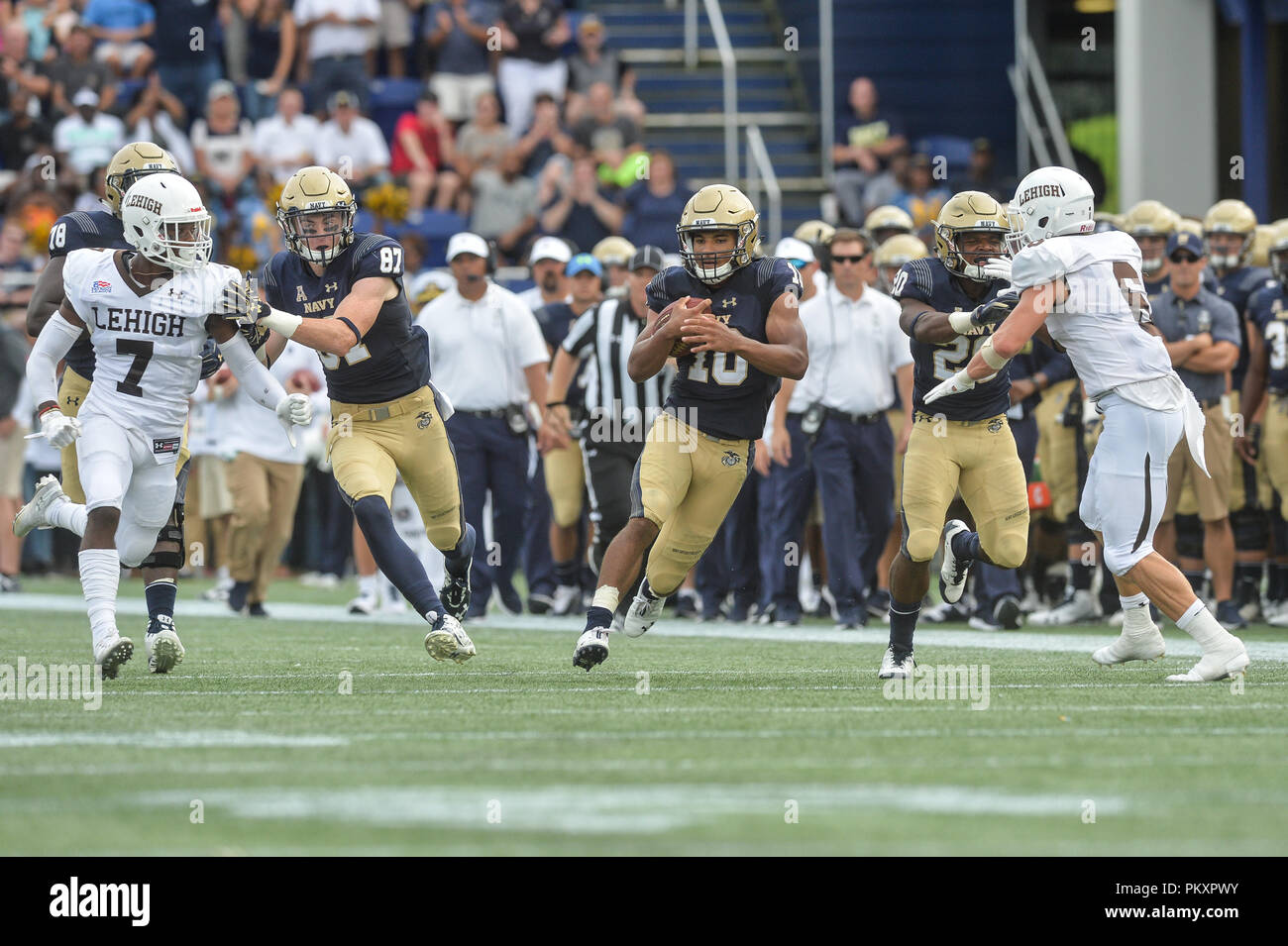 Annapolis, Maryland, USA. 15th Sep, 2018. Wide Receiver RYAN MITCHELL ...