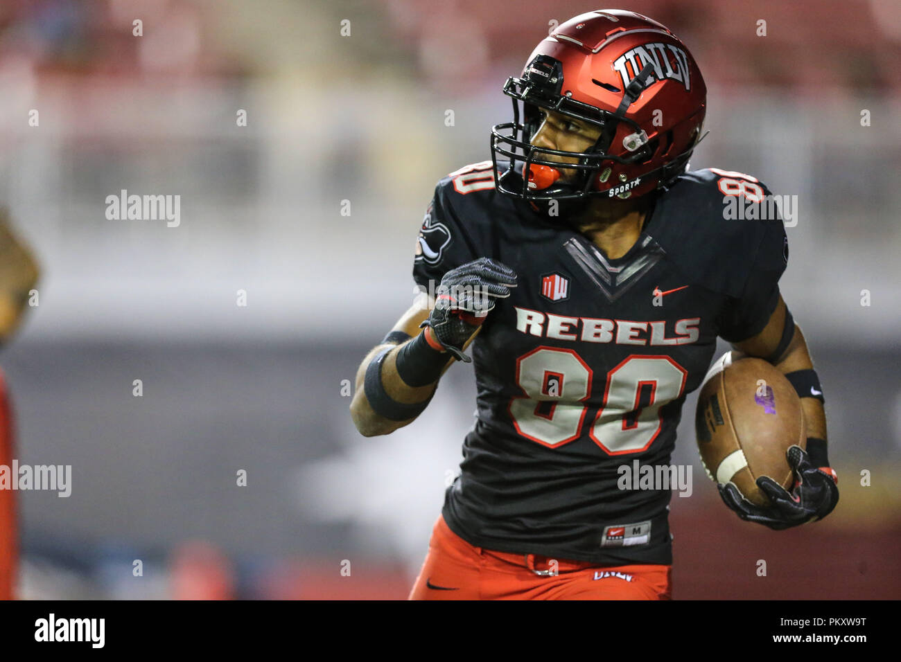 Las Vegas, NV, USA. 15th Sep, 2018. UNLV Rebels wide receiver Brandon ...