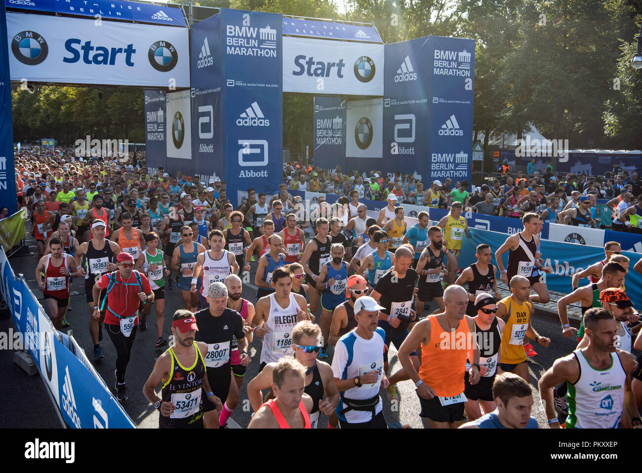 Berlin, Germany. 16th September 2018. The first runners will start at ...