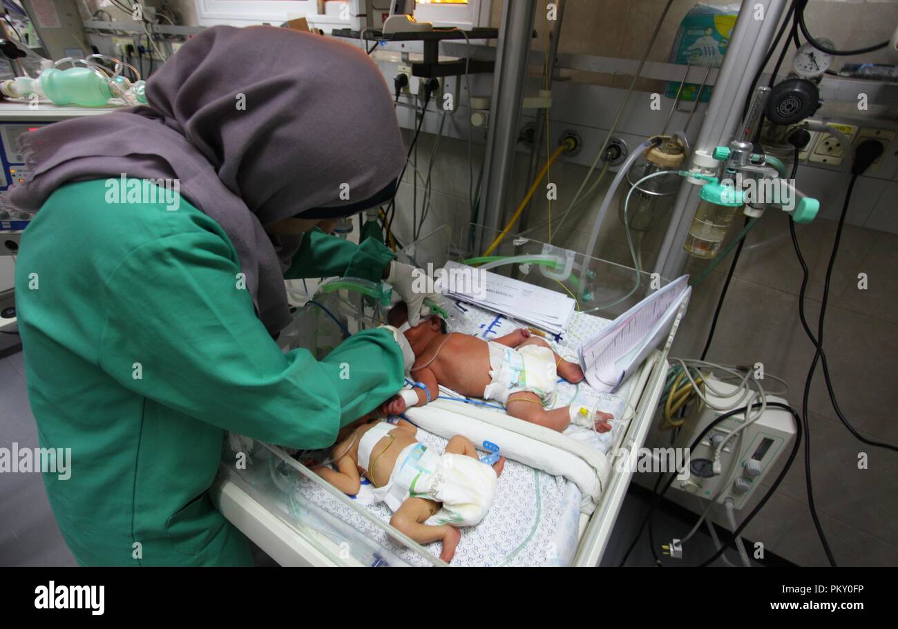 Gaza City, Gaza Strip, Palestinian Territory. 16th Sep, 2018. A ...