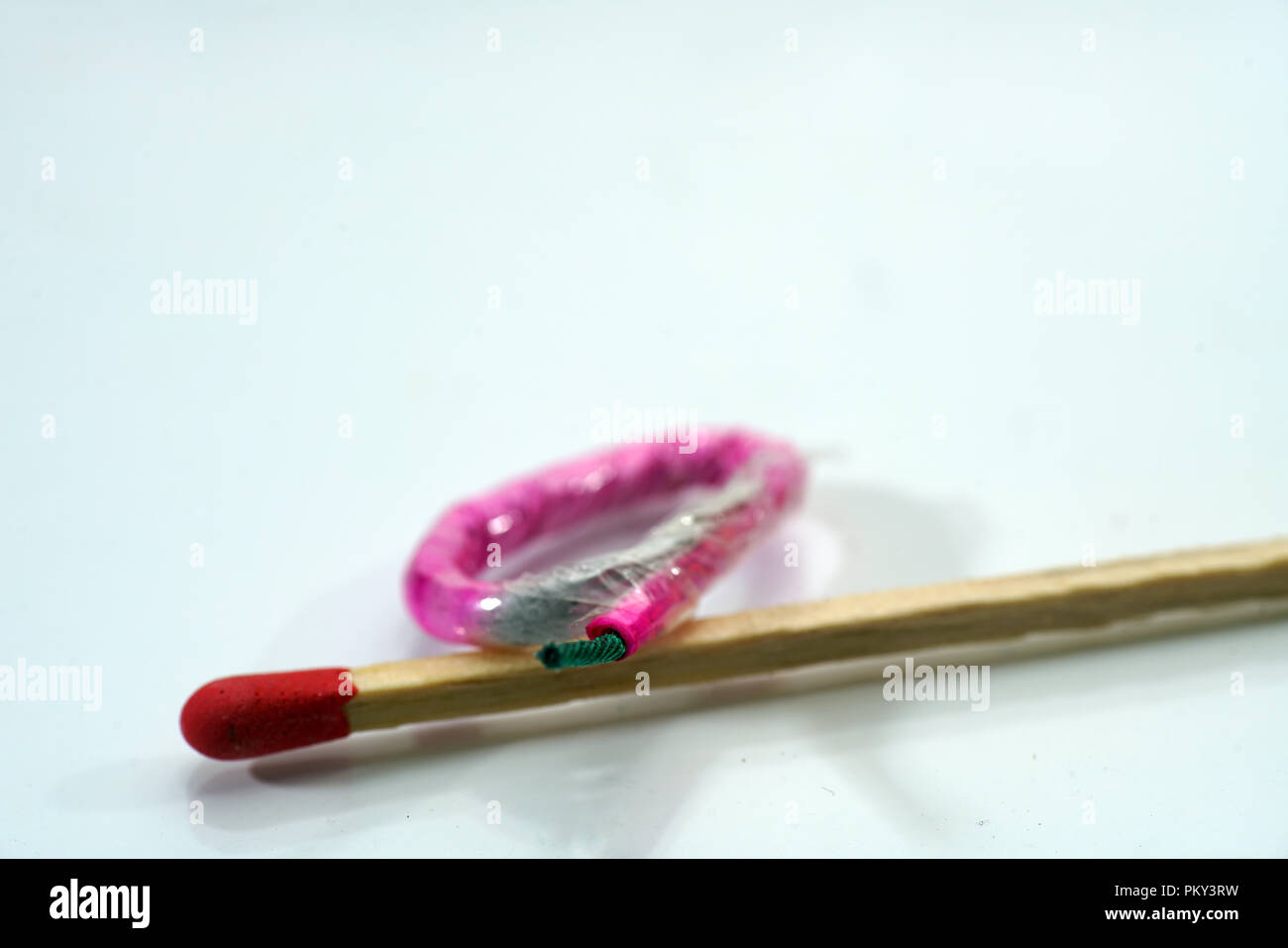 Contents of a fireworks body with disguise and black powder Stock Photo ...