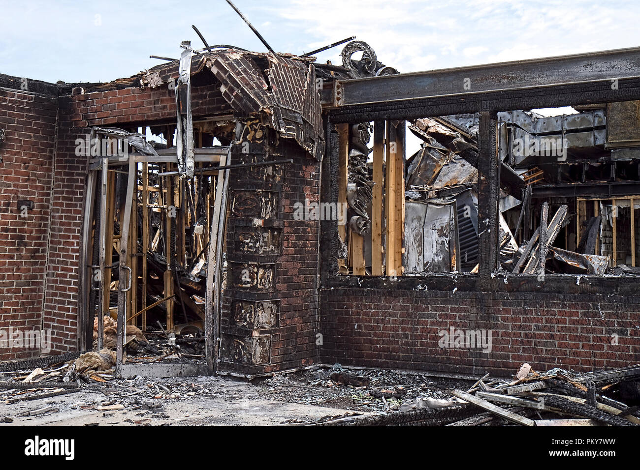 Popular Restaurant burnt to the ground. Images from all angles of ...