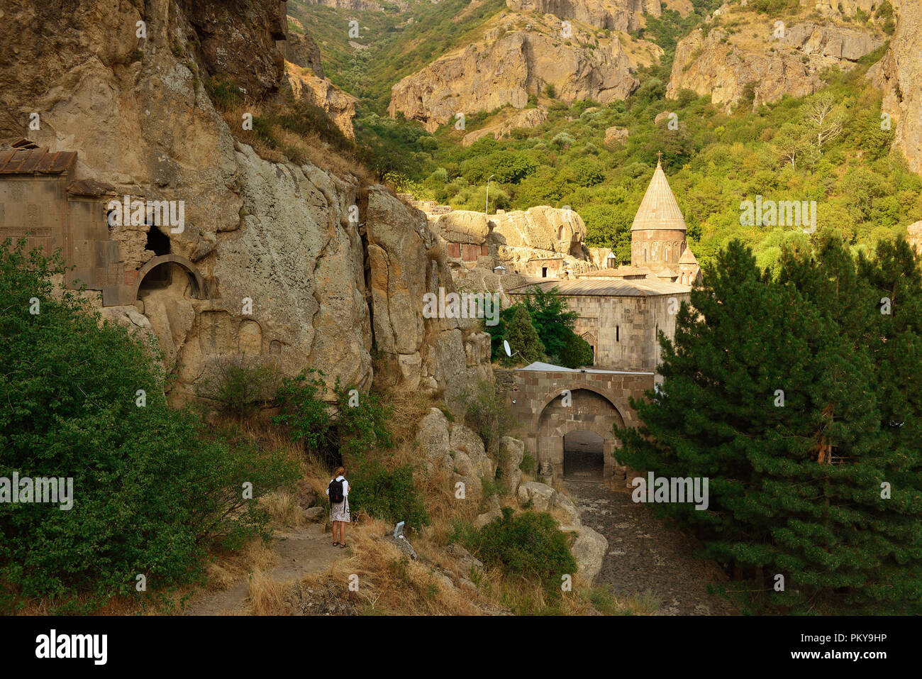 Geghard monastery near Yerevan is a medieval monastery in the Kotayk ...