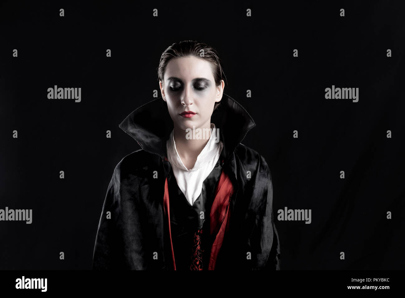 Beautiful black vampire woman hi-res stock photography and images - Alamy