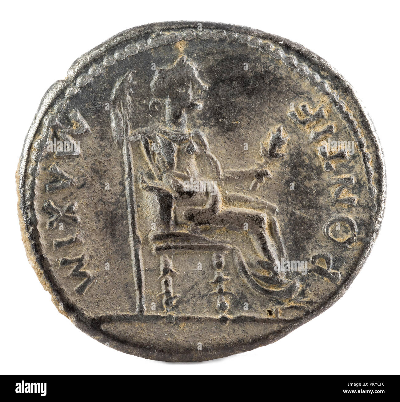 Emperor Tiberius Coin Cut Out Stock Images & Pictures - Alamy