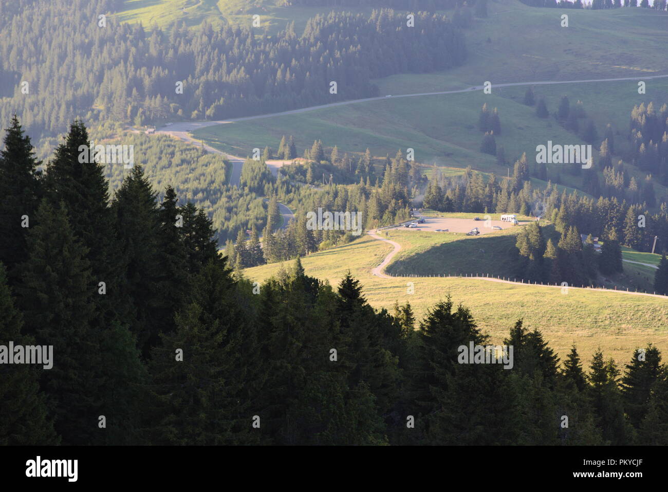 Swiss Mountain View Stock Photo - Alamy