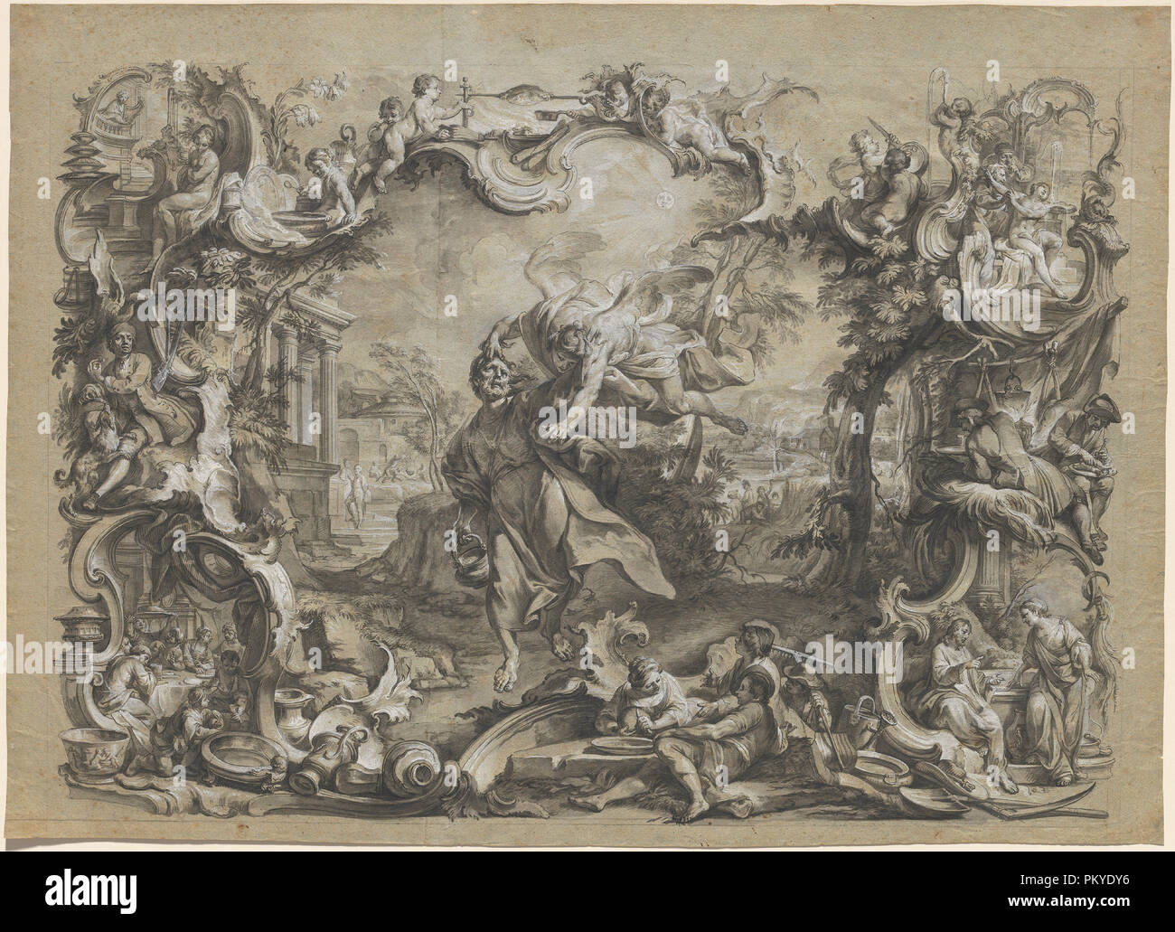 Rococo frame hi-res stock photography and images - Alamy