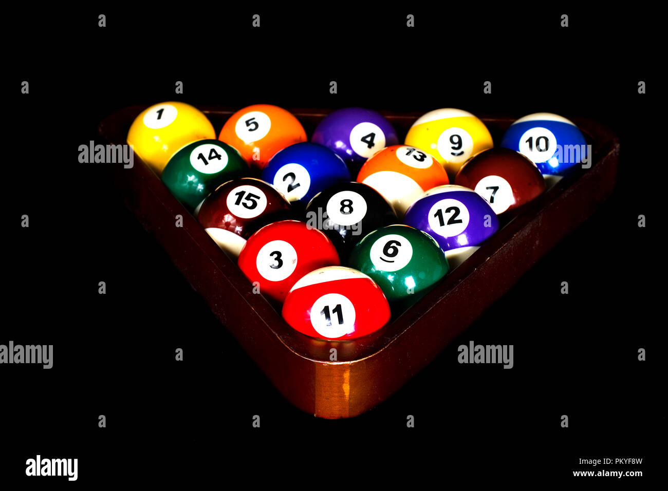 Billiard Pool Ball And Stick