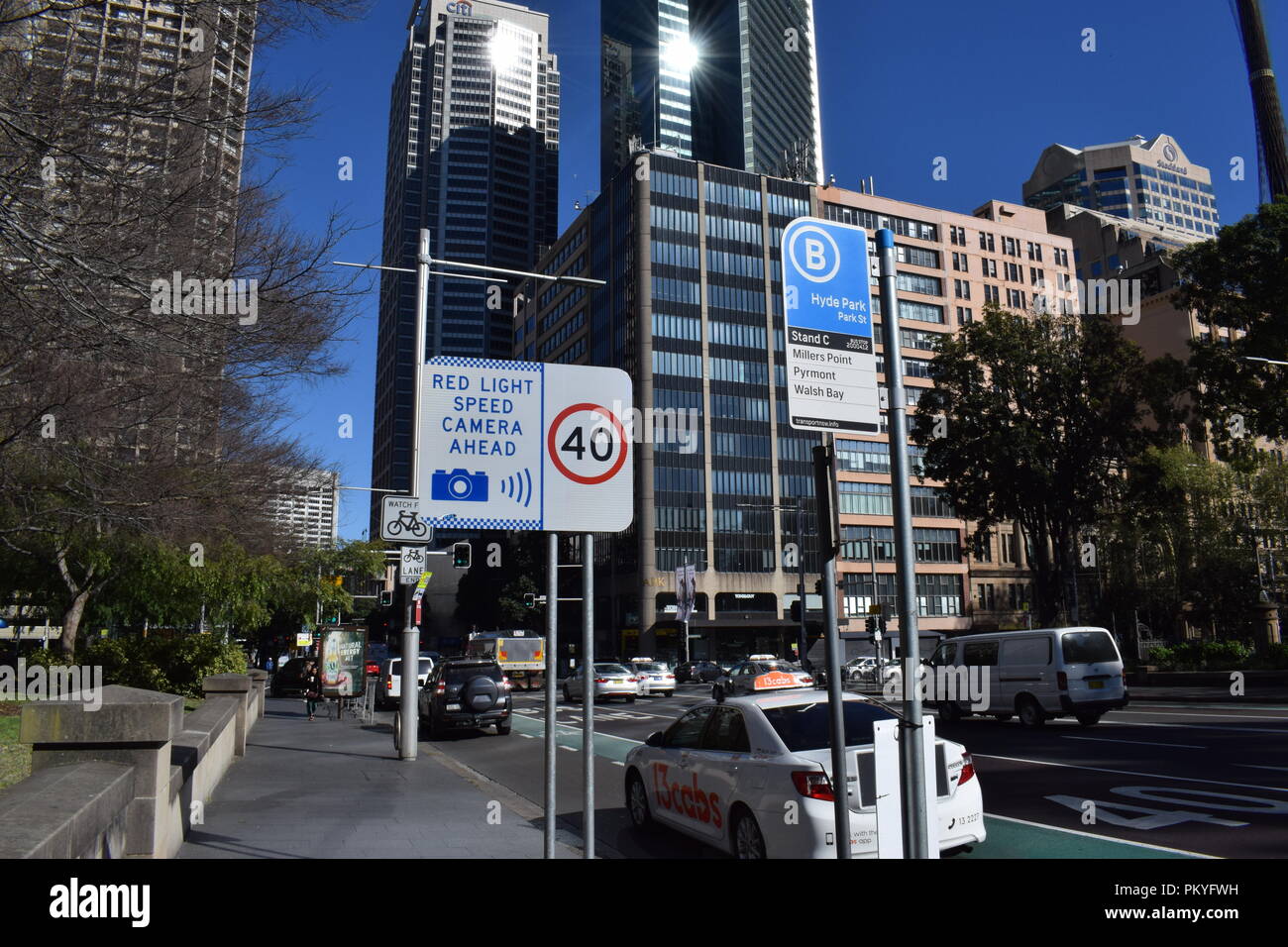 Australian Road Signs & Pedestrians Stock Photo - Alamy