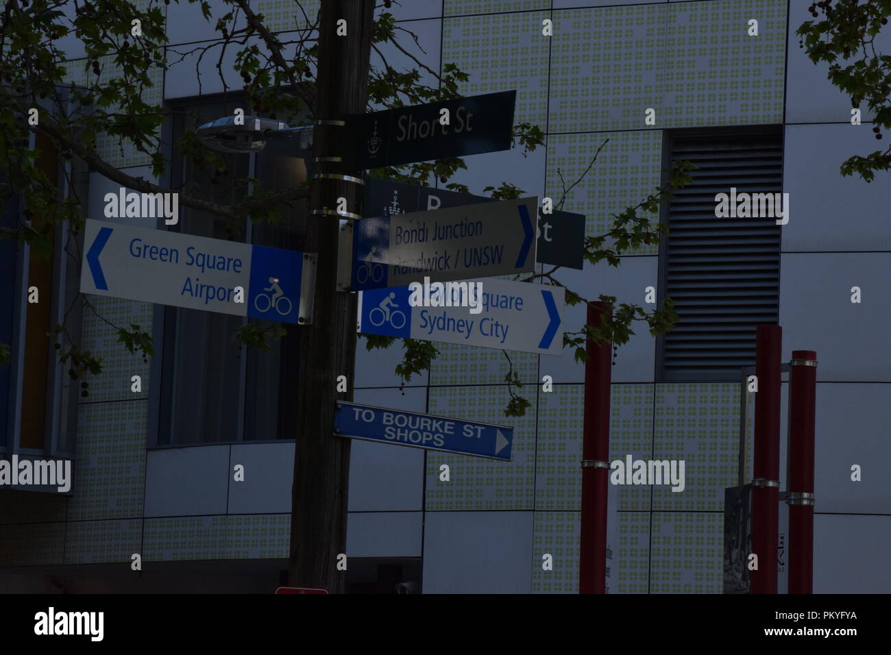 Australian Road Signs & Pedestrians Stock Photo - Alamy
