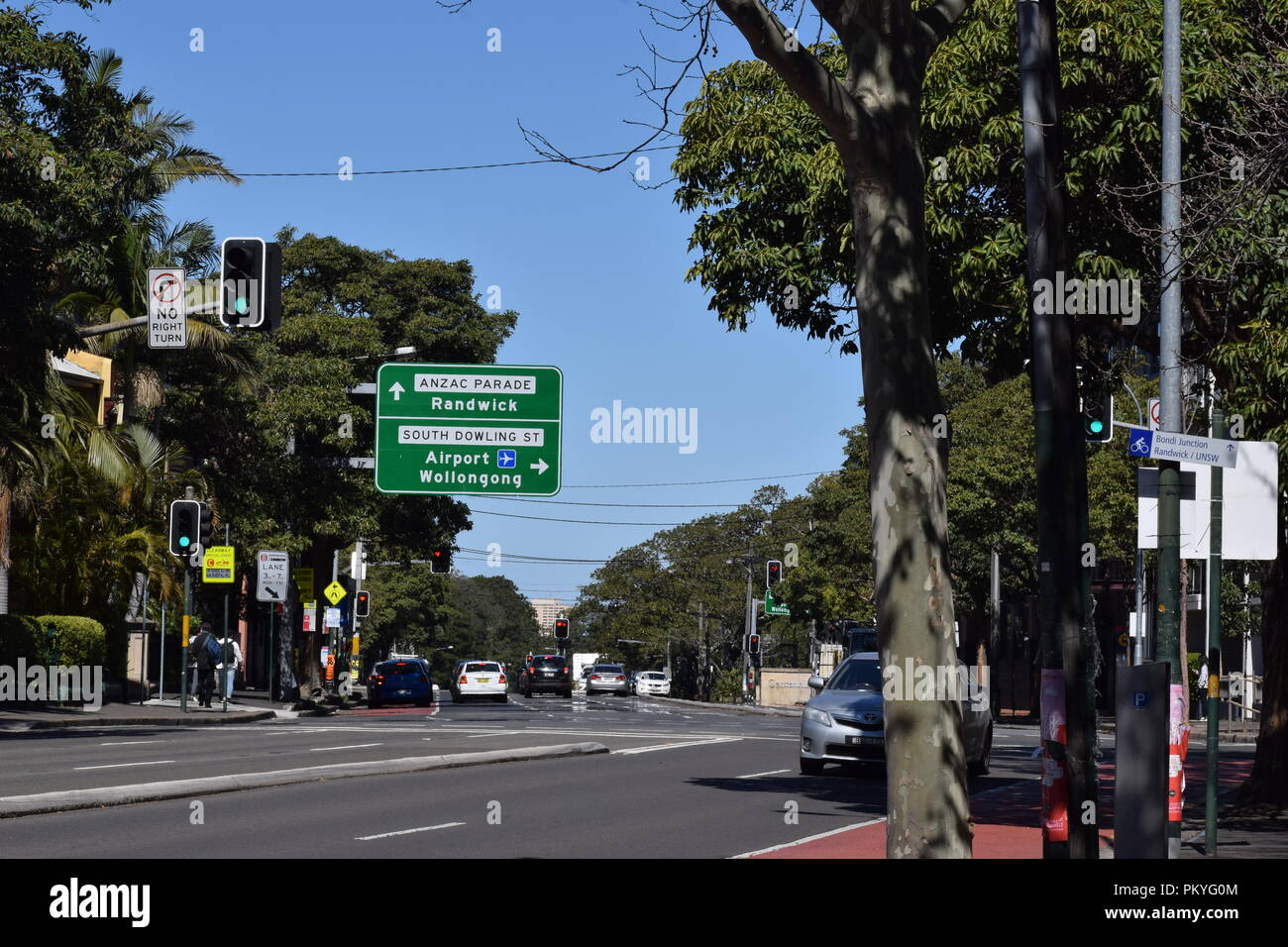 Australian Road Signs & Pedestrians Stock Photo - Alamy