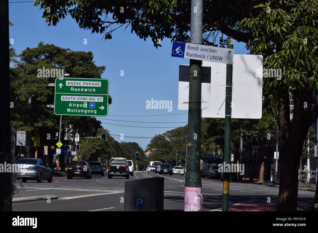 Australian Road Signs & Pedestrians Stock Photo - Alamy