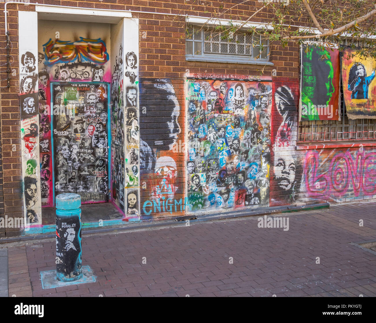 Johannesburg, South Africa - unidentified residents going about their ...