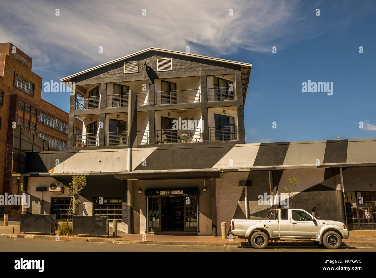 Johannesburg, South Africa - unidentified residents going about their ...