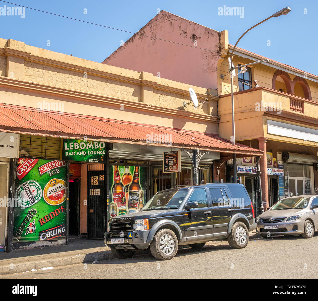 Johannesburg, South Africa - unidentified residents going about their ...
