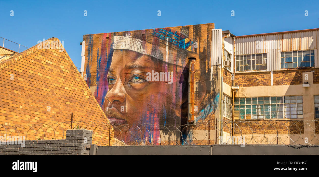 Johannesburg, South Africa - unidentified residents going about their ...