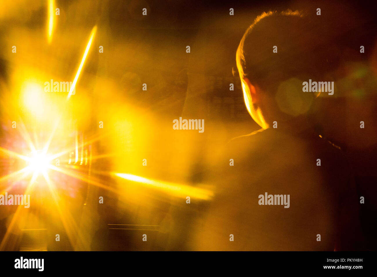 kid's back light Stock Photo - Alamy