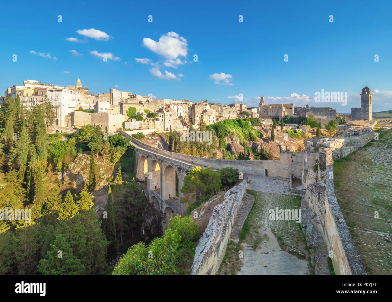 Gravina in Puglia (Italy) - The suggestive old city in stone like ...