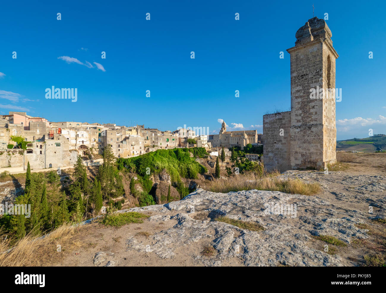 Gravina in Puglia (Italy) - The suggestive old city in stone like ...