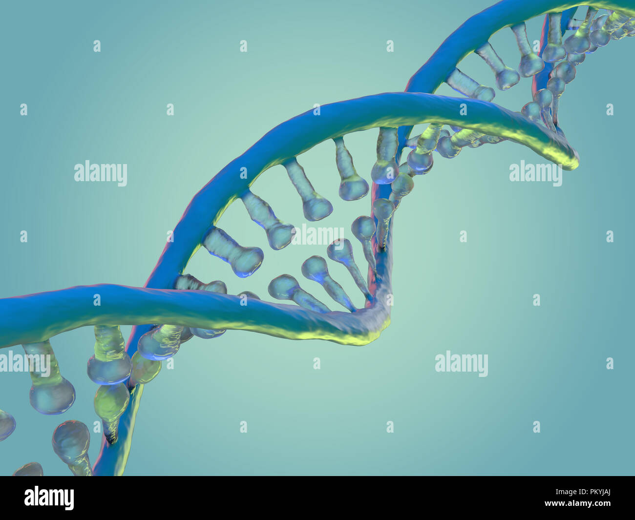 DNA chain. Abstract scientific background. Beautiful illustraion ...