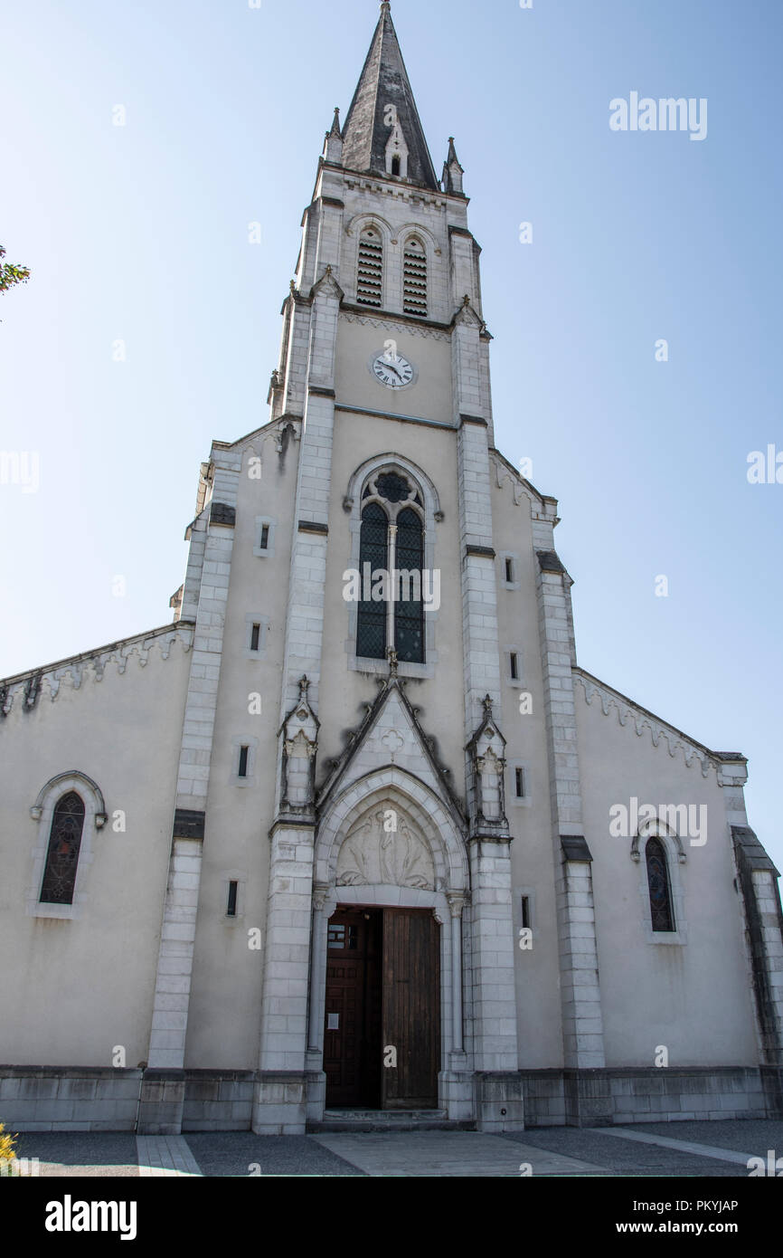 City of Saint Palais in the commune of the atlantic Pyrenees we see the ...