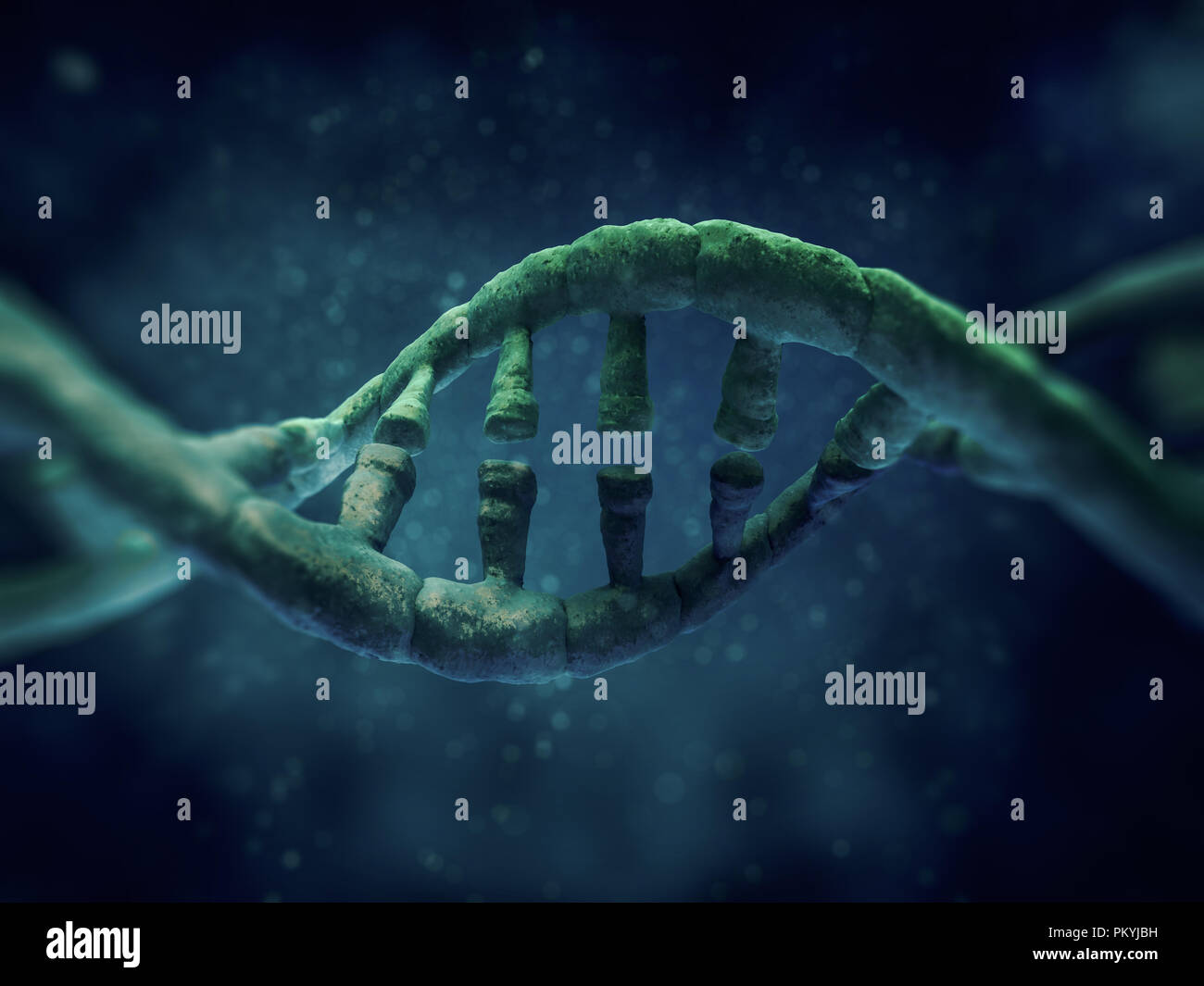 DNA chain. Abstract scientific background. Beautiful illustraion ...