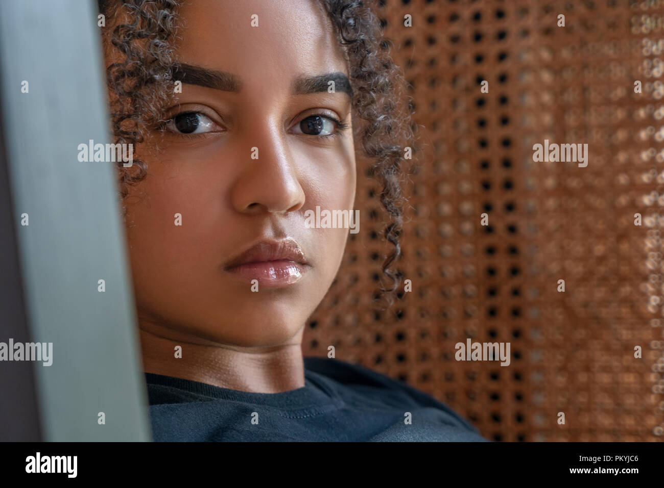 Portrait teenager girl mixed race hi-res stock photography and images ...