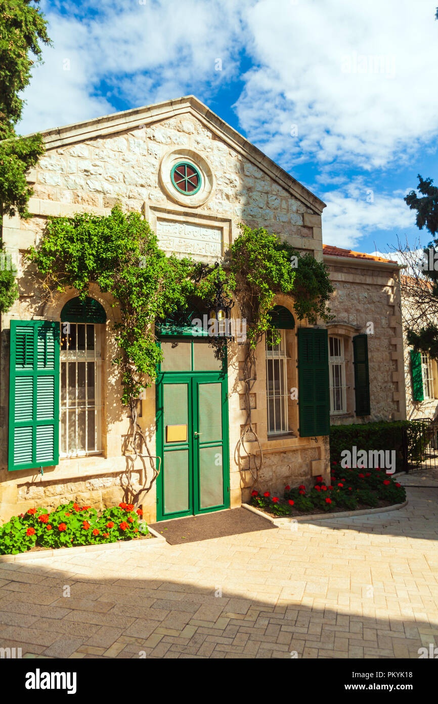 House of Bab, Bahai Garden, Haifa, Israel Stock Photo - Alamy
